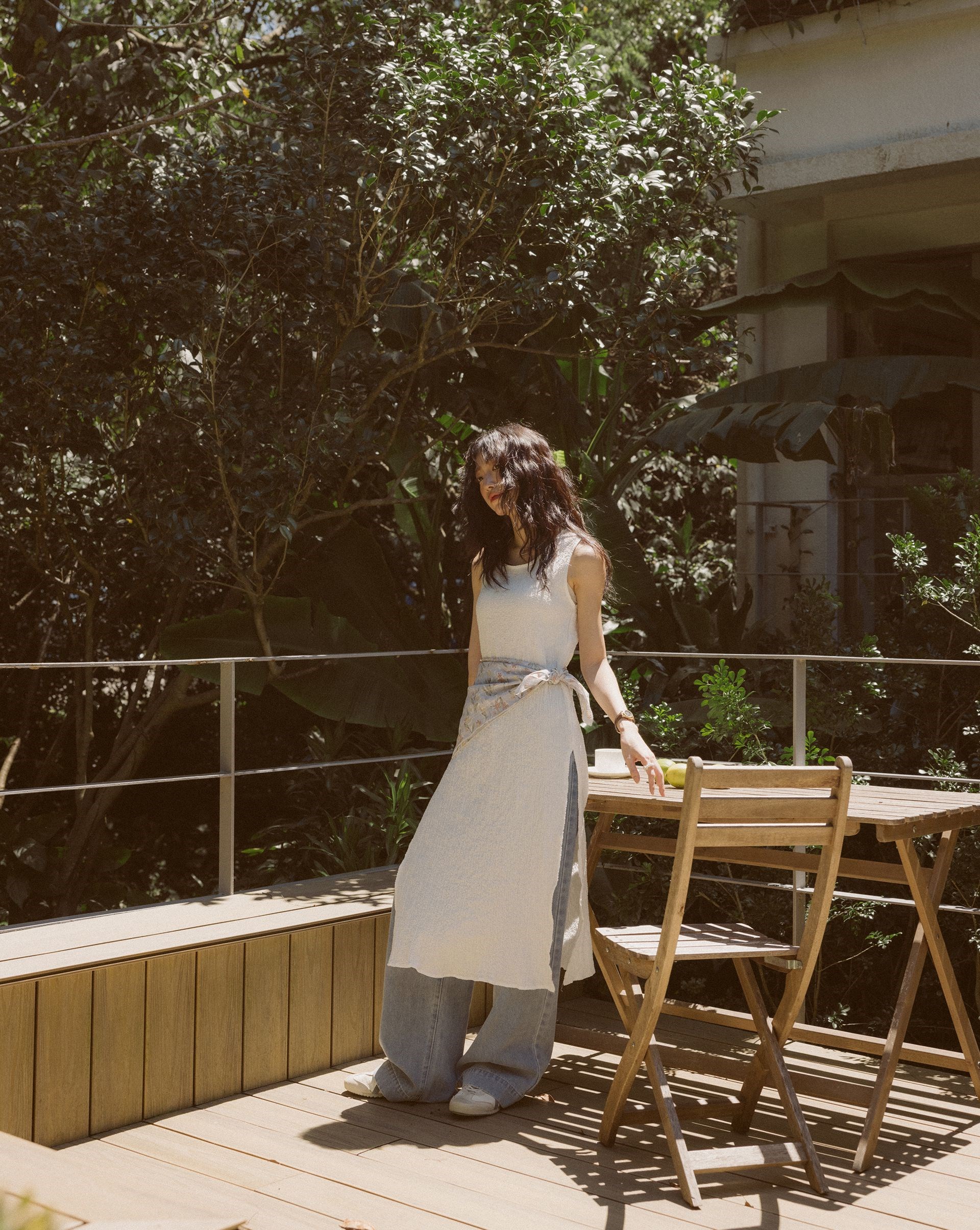 縐縐圓領背心長洋裝 ｜ MEIER.Q 打造簡約永恆感