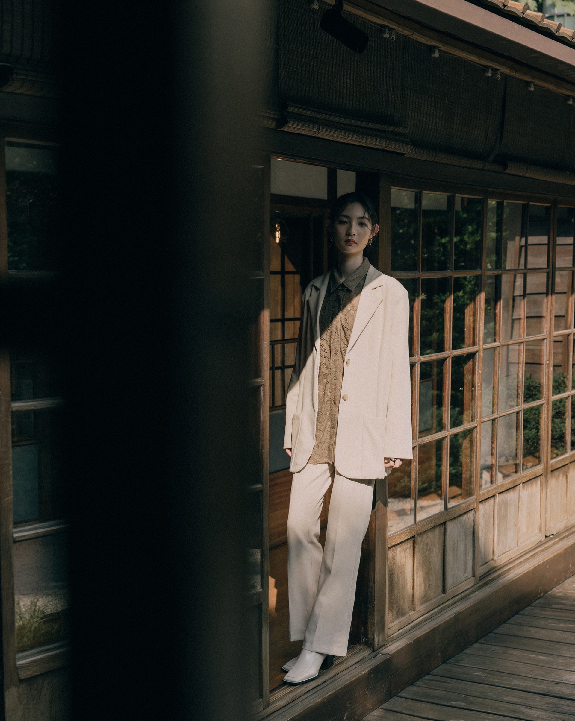 pingping-簡約暗釦造型西裝外套 ｜ MEIER.Q 打造簡約永恆感