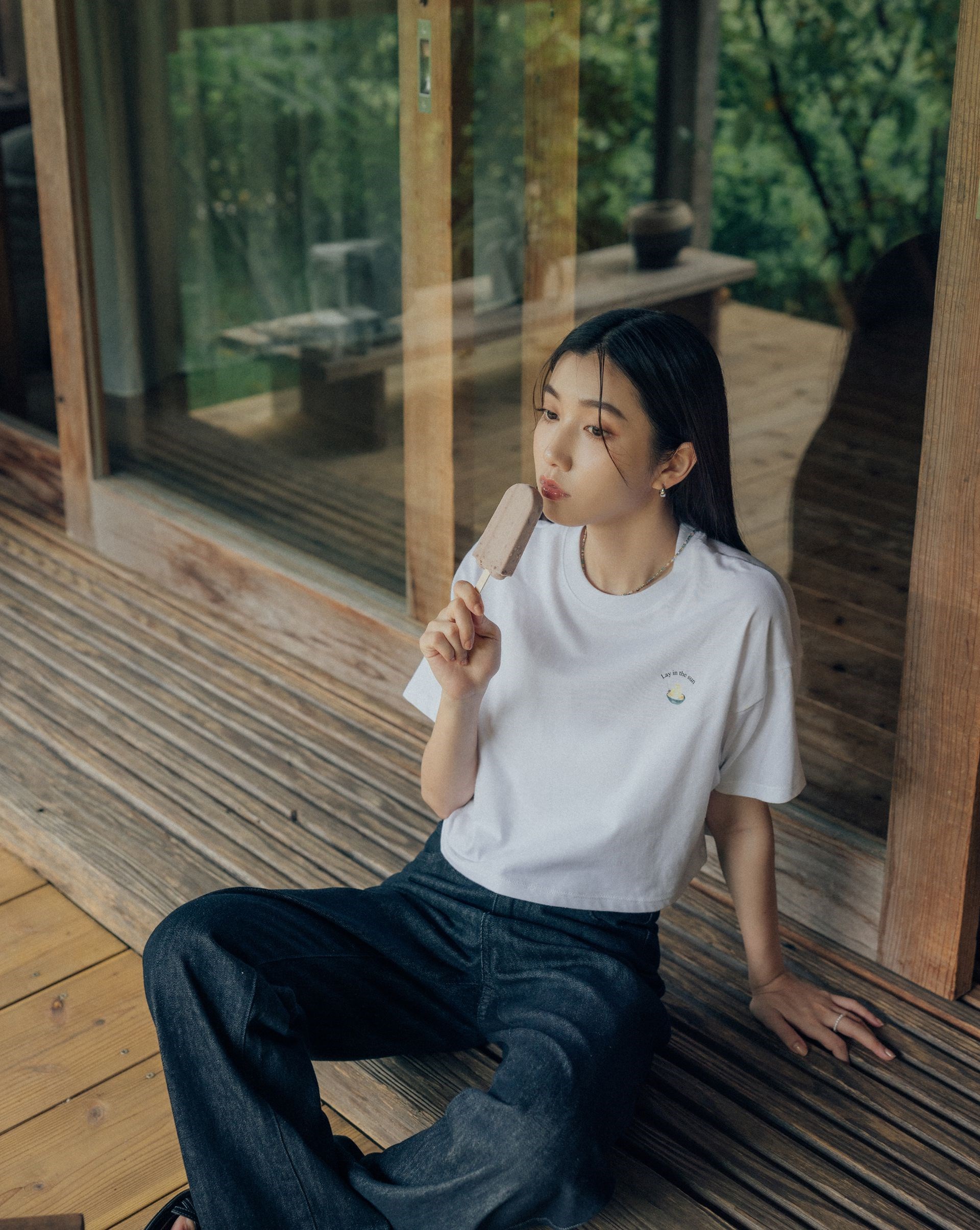 PROJECT.M 日式插畫圖樣短版T ｜ MEIER.Q 打造簡約永恆感