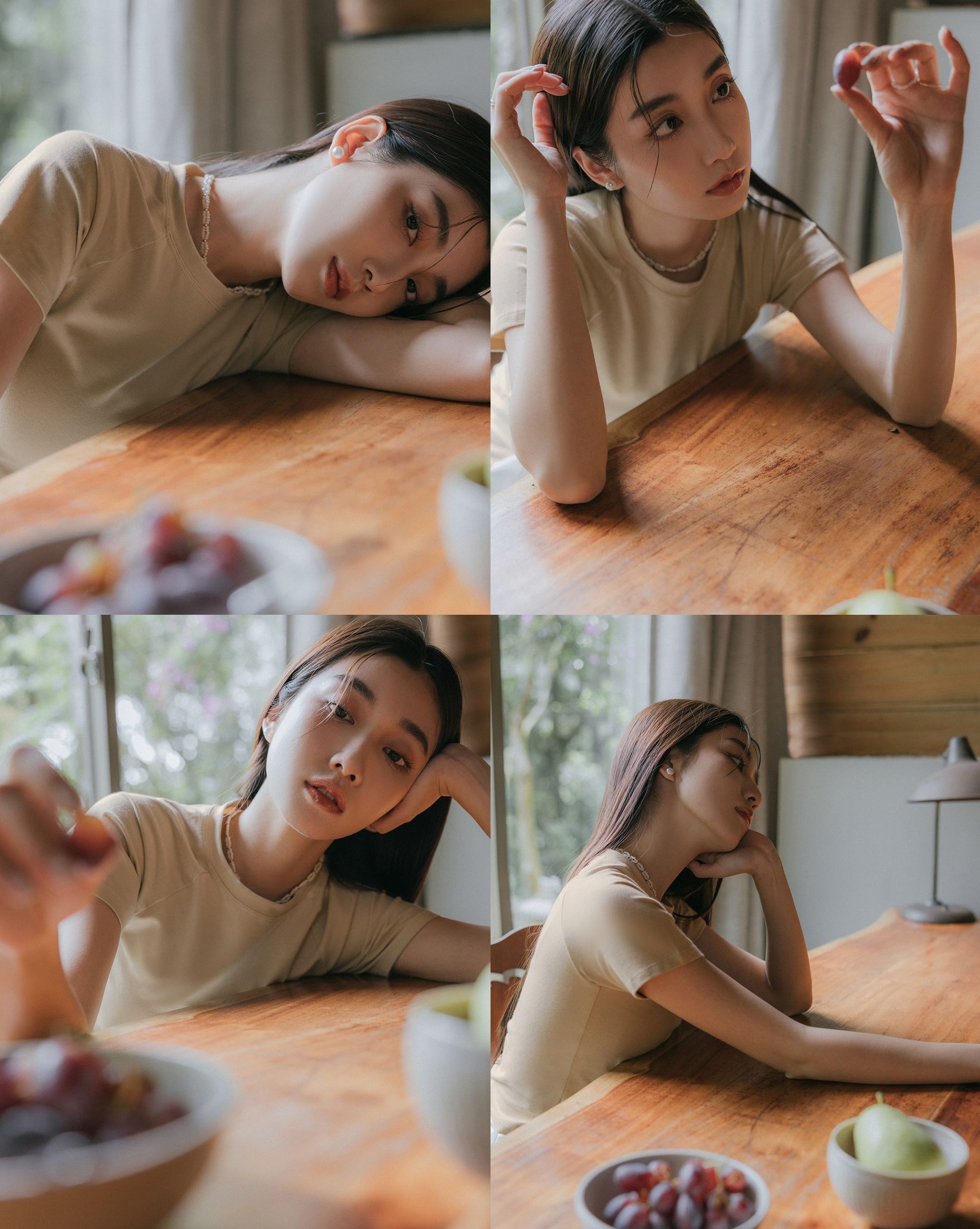 PROJECT.M 拉克蘭袖合身圓領短版上衣 ｜ MEIER.Q 打造簡約永恆感