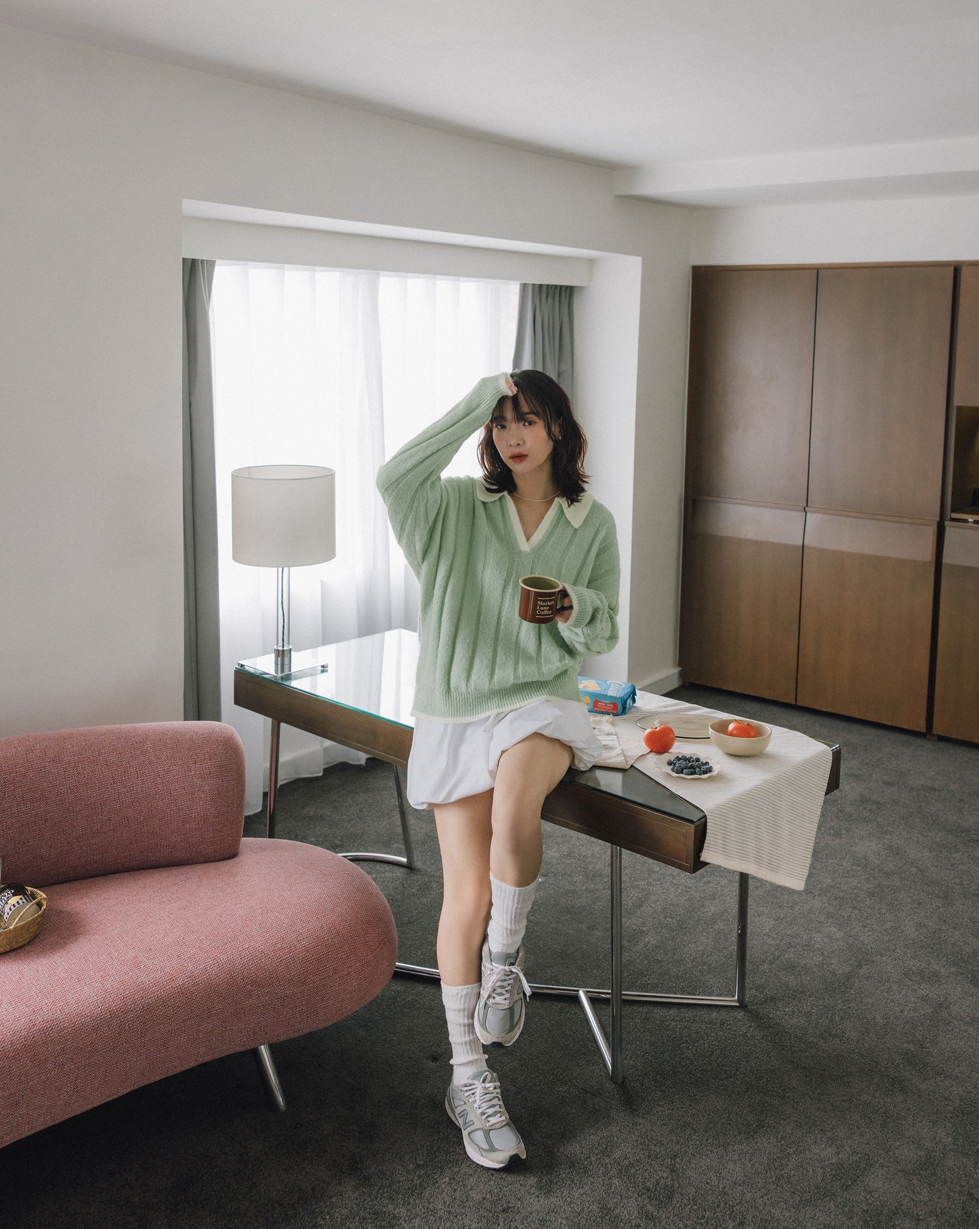 配色翻領針織毛衣 ｜ MEIER.Q 打造簡約永恆感