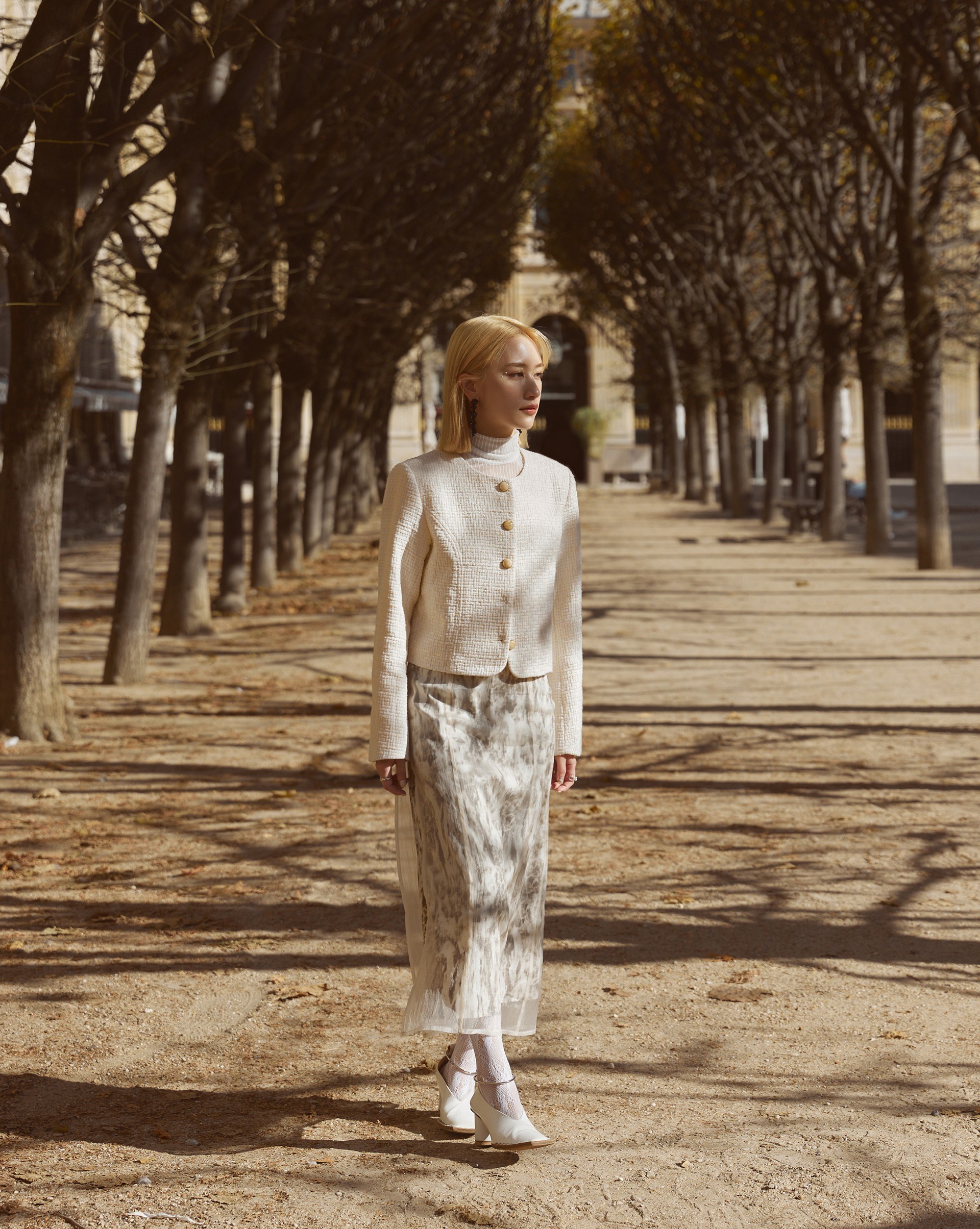 pingping-細緻毛呢圓領小香風外套 ｜ MEIER.Q 打造簡約永恆感